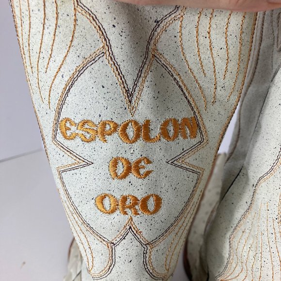 Espolon De Oro | Shoes | Mens Espolon De Oro White Ostrich Leather ...